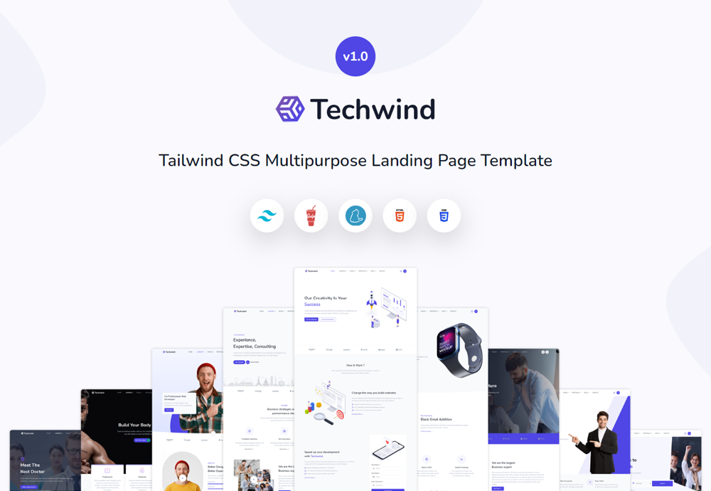 Upwind - Tailwind CSS Template